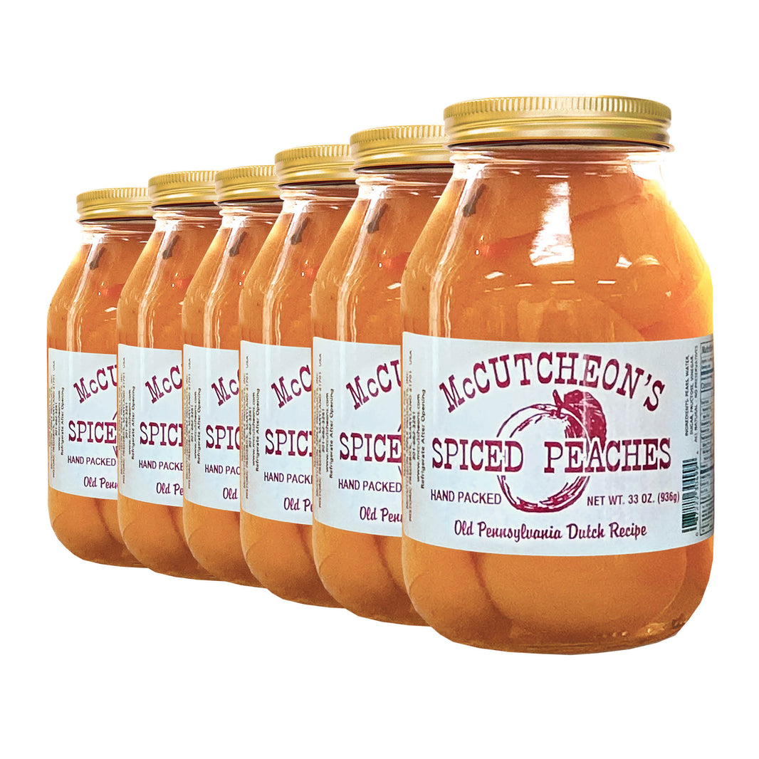6 Spiced Peaches Quart Bundle